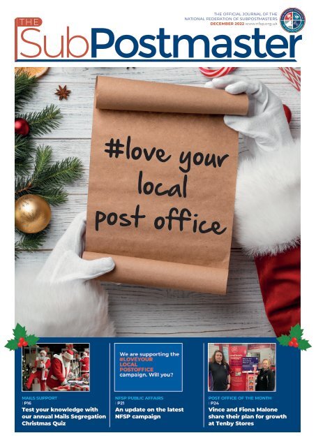 The SubPostmaster Magazine - December 2022