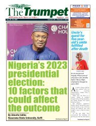 The Trumpet Newspaper Issue 575 (July 13 - 26 2022)