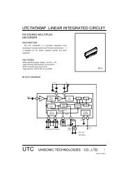 UTC UC3842B / 3843B LINEAR INTEGRATED CIRCUIT