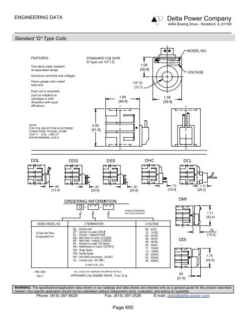 650 - Delta Power Co.