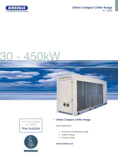 Ultima Compact Chiller Range - Airedale International Air ...