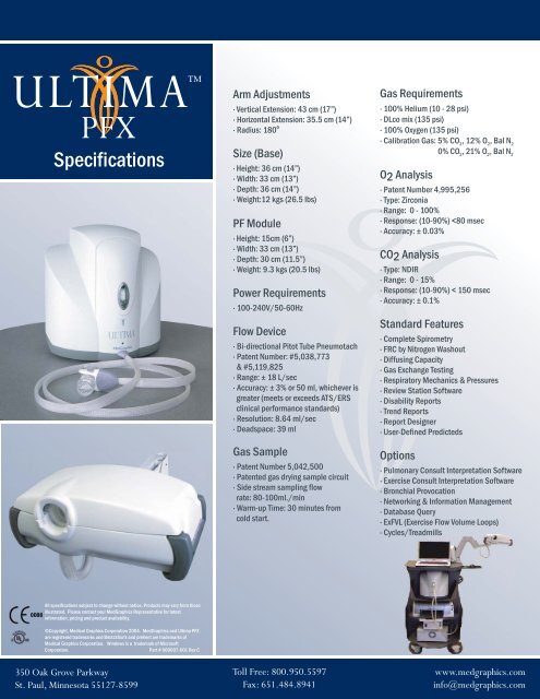 ULTIMA PFX Specification