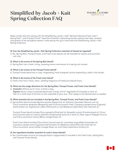 Simplified by Jacob + Kait™ Spring Collection – FAQ