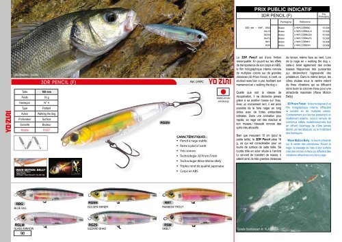 PRIX PUBLIC INDICATIF 3DR