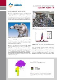 ELECTRON SPECTROMETER SCIENTA R4000 HiPP-2 - VG Scienta