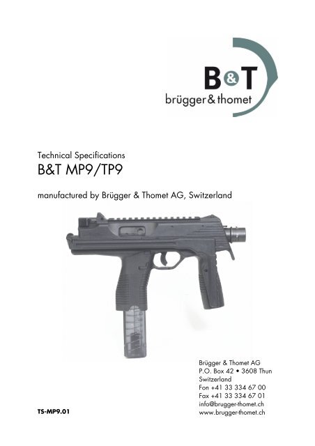 B&T MP9/TP9 - DS Arms