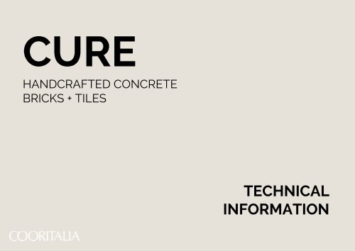 CURE CONCRETE TECH INFO