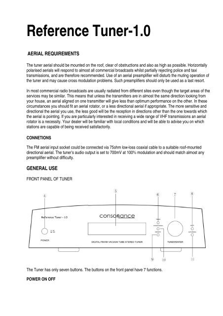 Reference Tuner-1.0 - Opera Consonance