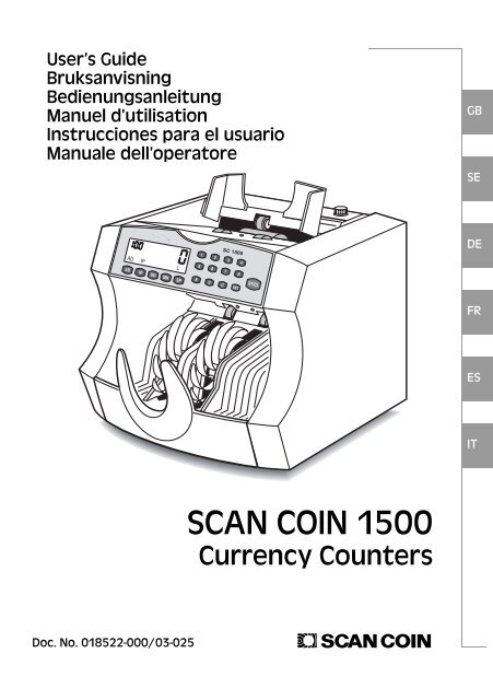 SCAN COIN xxx SCAN COIN 1500