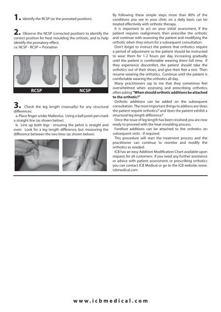 1. Identify the RCSP (or