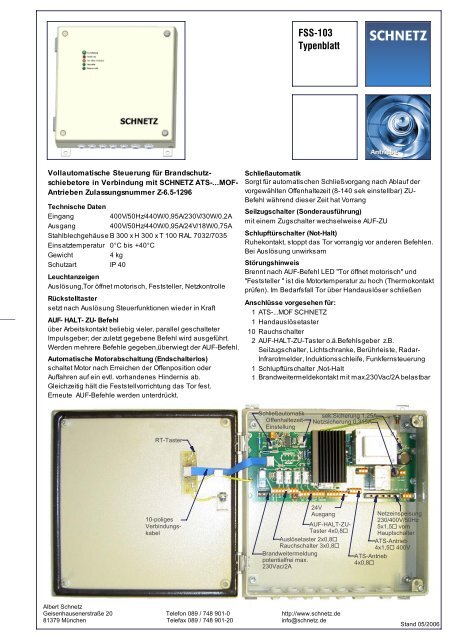 Vollautomatische Steuerun