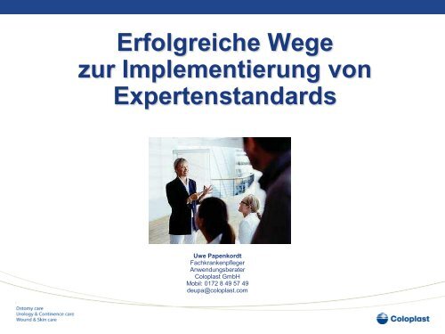 Erfolgreiche Wege Zur Implementierung Von Expertenstandards
