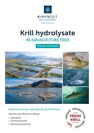 Rimfrost Krill Hydrolysate Product Data Sheet
