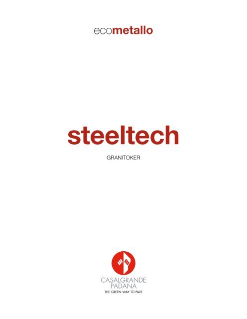 Casalgrande Padana katalog Steeltech 2023