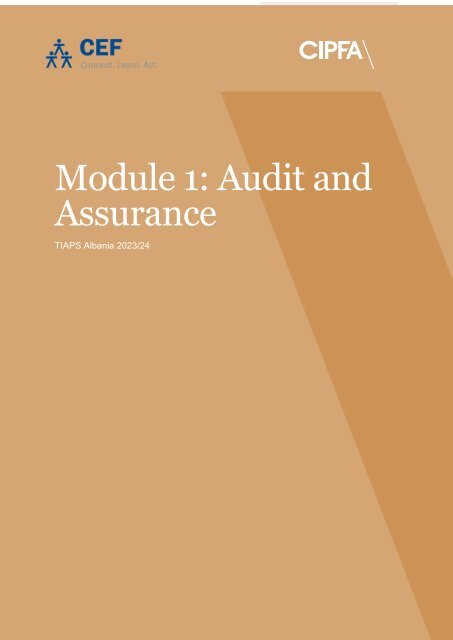 TIAPS Module 1 Audit and Assurance workbook