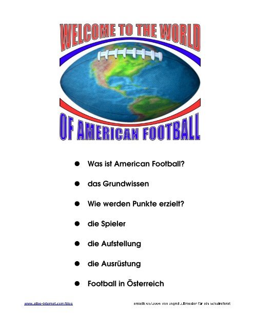 Was ist American Football? das Grundwissen Wie werden Punkte ...