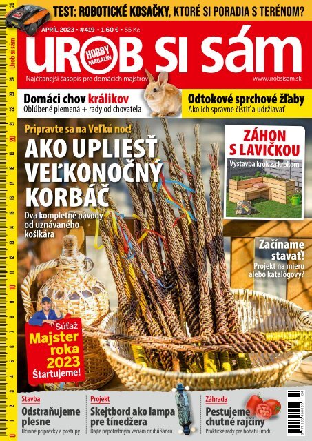 Časopis Urob si sám 4/2023