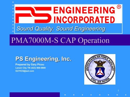 PMA7000M-S - PS Engineering