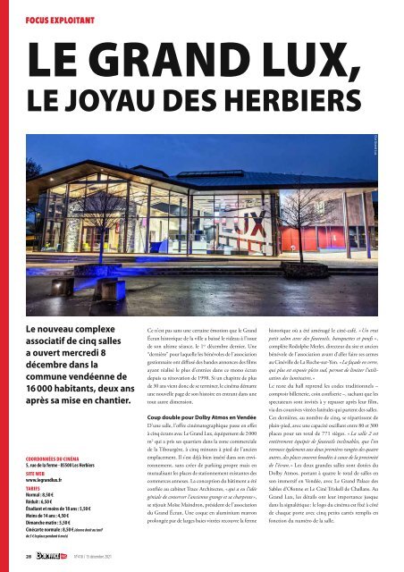 BO410 FOCUS LE GRAND LUX