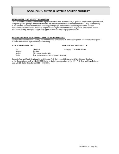 HYDROLOGIC INFORMATION FE
