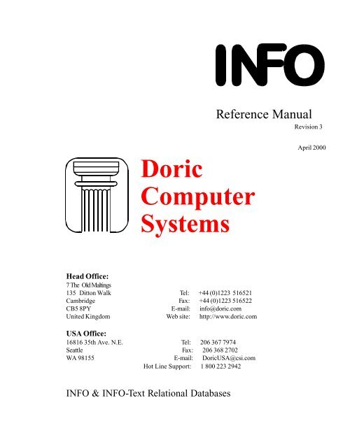 Info Reference Manual PDF
