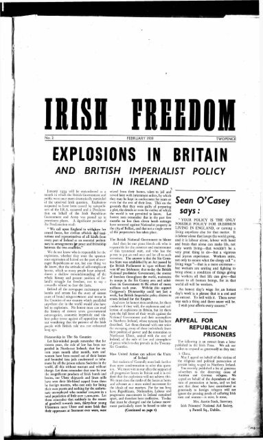 Irish Freedom February 1939