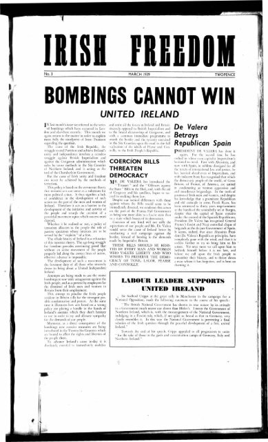 Irish Freedom March 1939