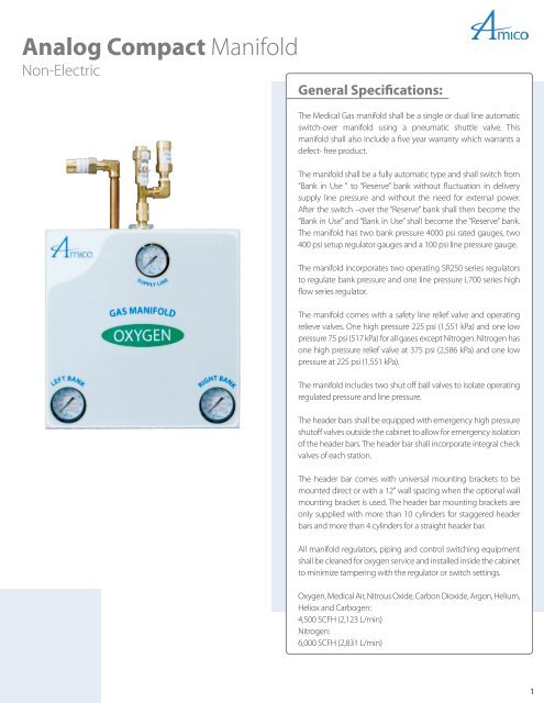 Analog Compact Manifold - Amico
