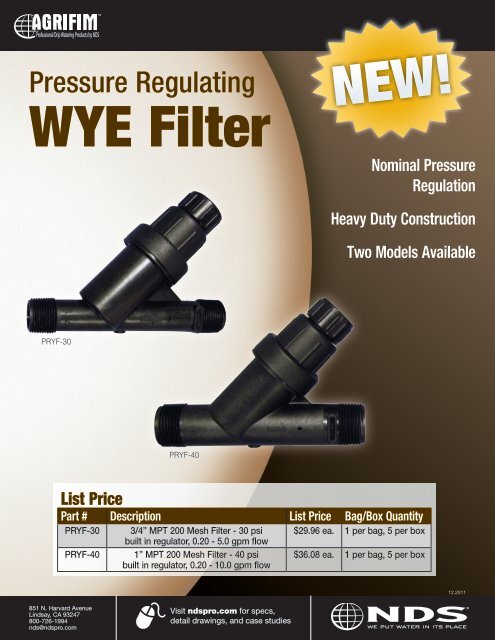 Wye Filter