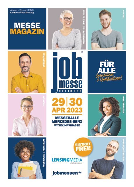 Das MesseMagazin zur jobmesse dortmund 2023