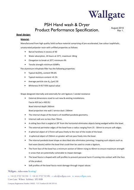 PSH Performance Specification rev 2.pdf - Wallgate