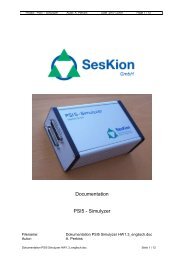 PSI5-Simulyzer - technical datasheet