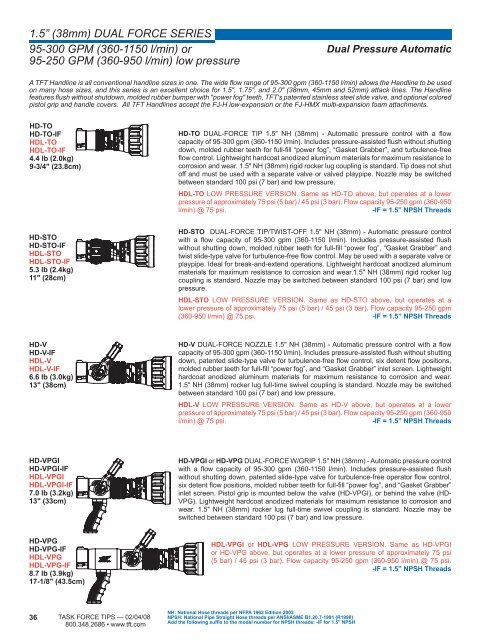 or 95 - Task Force Tips