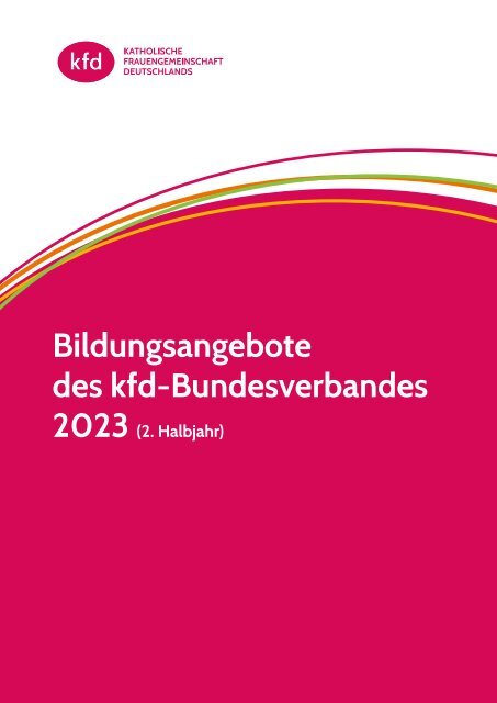 kfd-Bildungsangebote 2023 (2. Halbjahr)