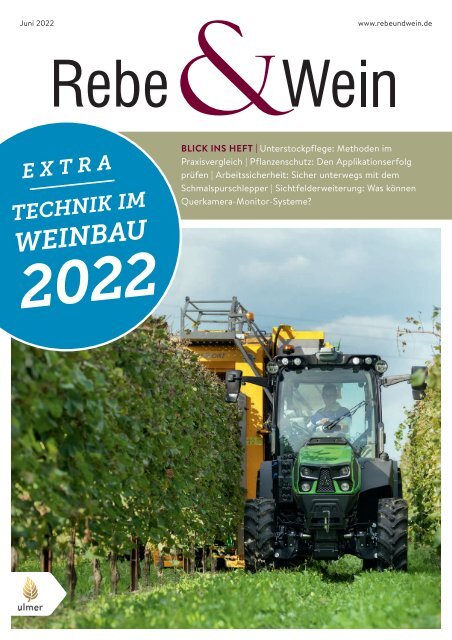 Rebe&Wein - Sonderheft Technik im Weinbau (06/2022)