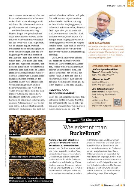 IMKERN IM MAI noch Wasser