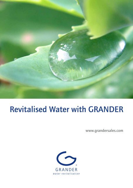 Revitalised Water with GRANDER - Quest Utility Services