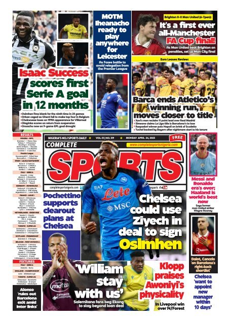 Complete Sports - Monday April 24, 2023