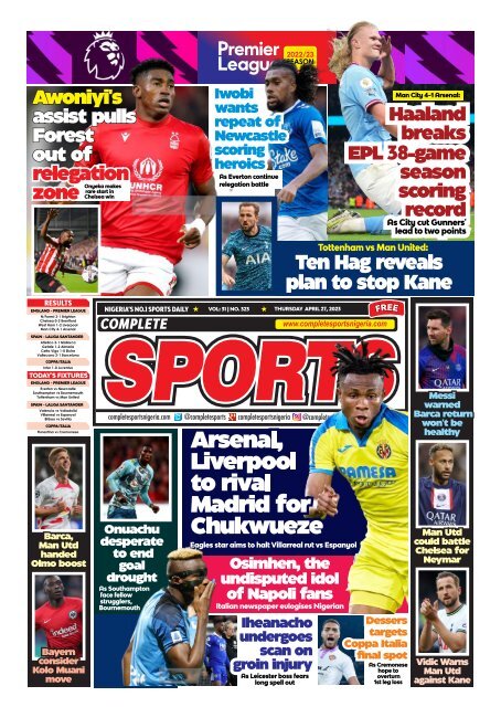Complete Sports - Thursday, April 27, 2023