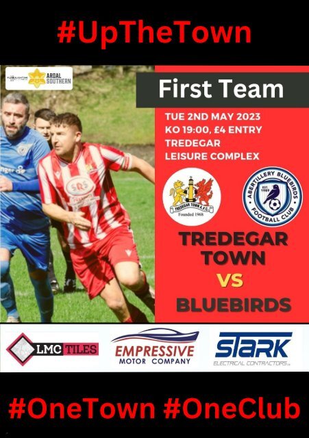 TREDEGAR TOWN VS BLUEBIRDS