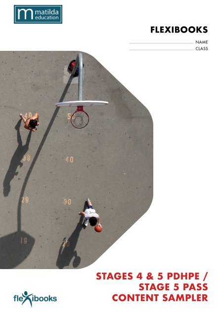 Stages 4 & 5 PDHPE / Stage 5 PASS Content Sampler