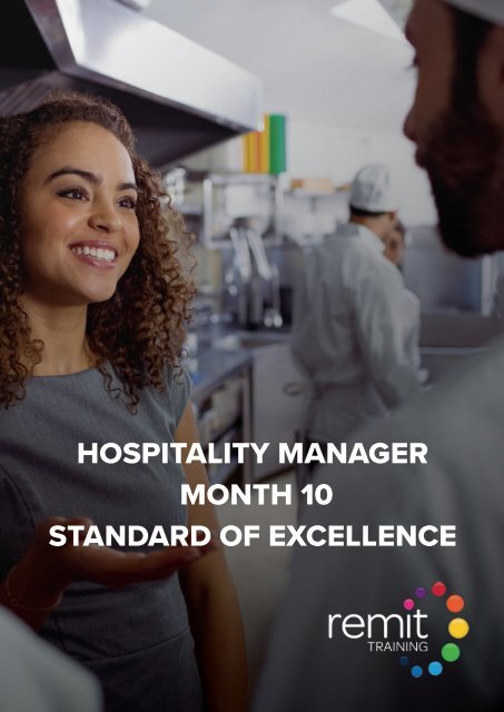 Hospitality Manager - Month 10