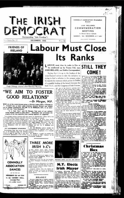 Irish Democrat December 1945