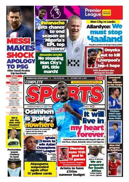 Complete Sports - Saturday, May 6, 2023