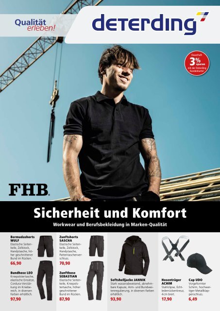 Deterding Workwear-Prospekt Frühjahr/Sommer 2023