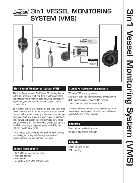 3in1 Vessel Monitoring System (VMS) - John Crane
