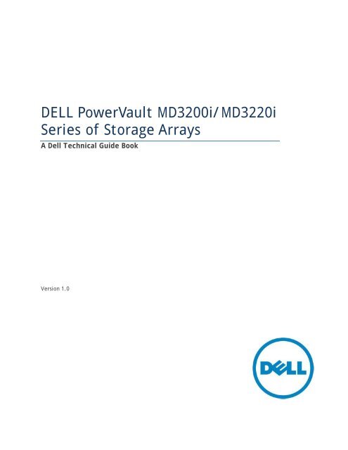 PowerVault MD3200i/MD3220i Technical Guidebook - Dell