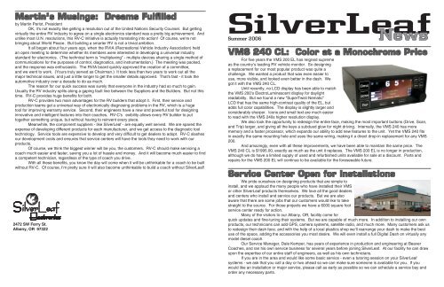 VMS 240 CL - SilverLeaf Electronics, Inc.