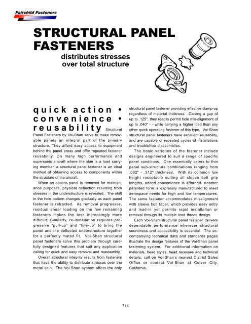 STRUCTURAL PANEL FASTENERS - Unirex Inc