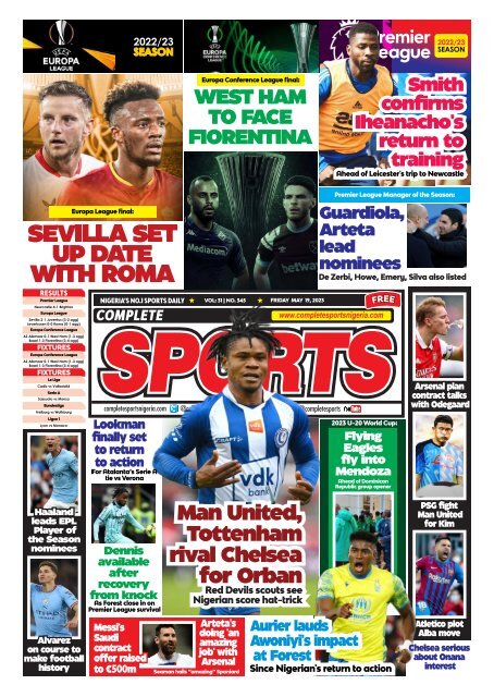 Complete Sports - Friday, May 19, 2023